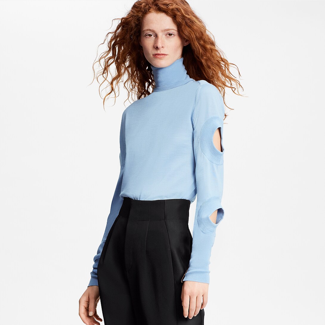 Cut Out Sleeve Turtleneck Pullover - Women - Ready-to-Wear | LOUIS VUITTON